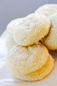 Big, Fat, Soft Almond Sugar Cookies – DessertedPlanet.com