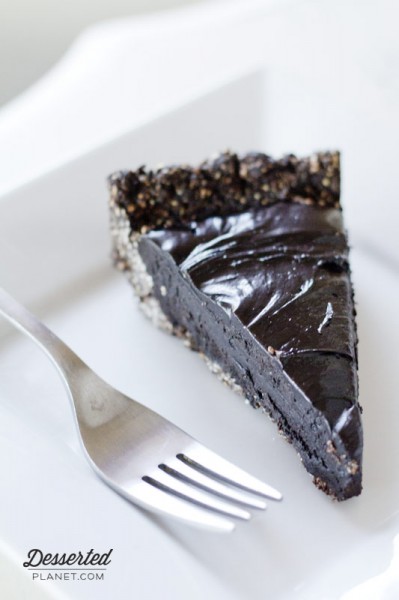 Chocolate Fudge Tart – DessertedPlanet.com